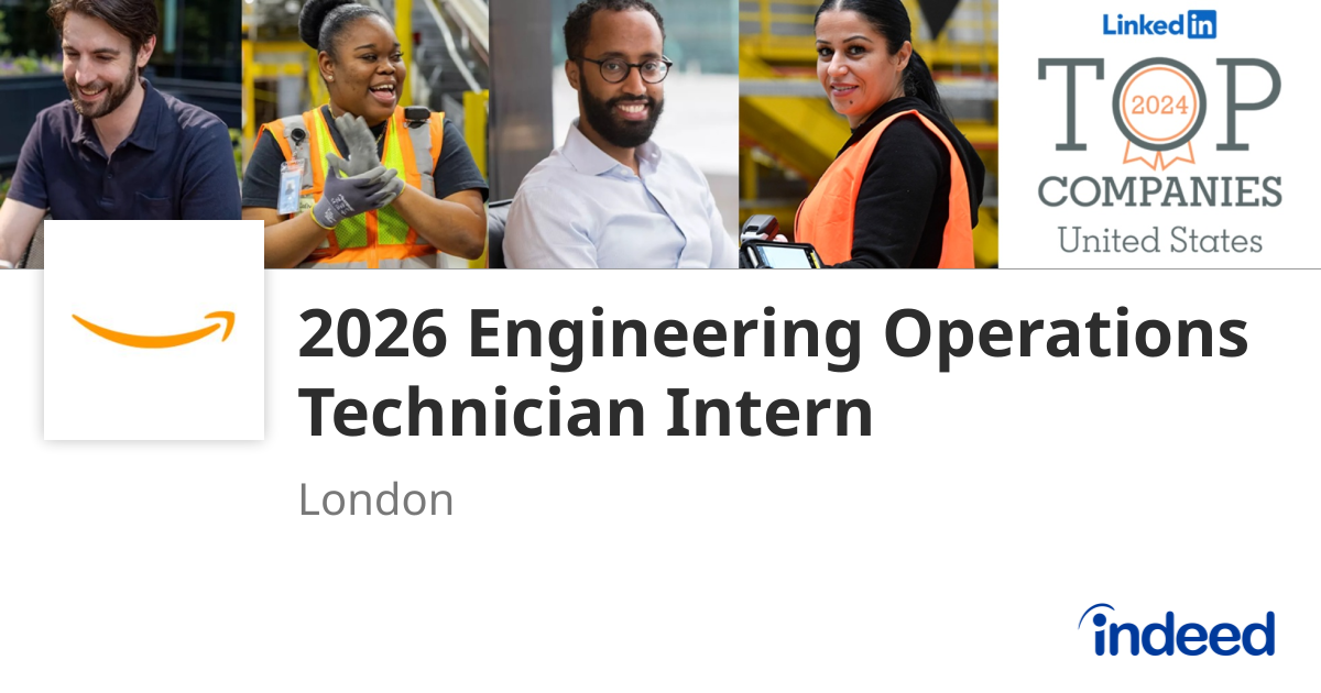 2026 Engineering Operations Technician Intern - London - Indeed.com