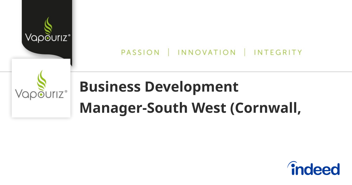 Business Development Manager-South West (Cornwall, Devon, Somerset ...