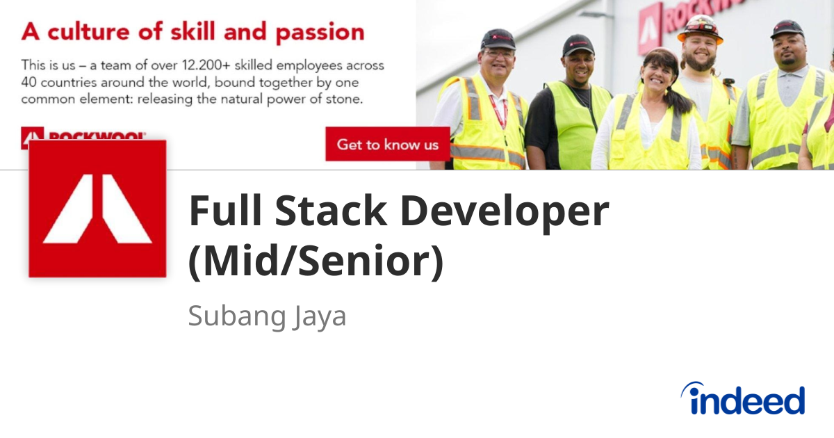 Full Stack Developer (Mid/Senior) - Subang Jaya - Indeed.com