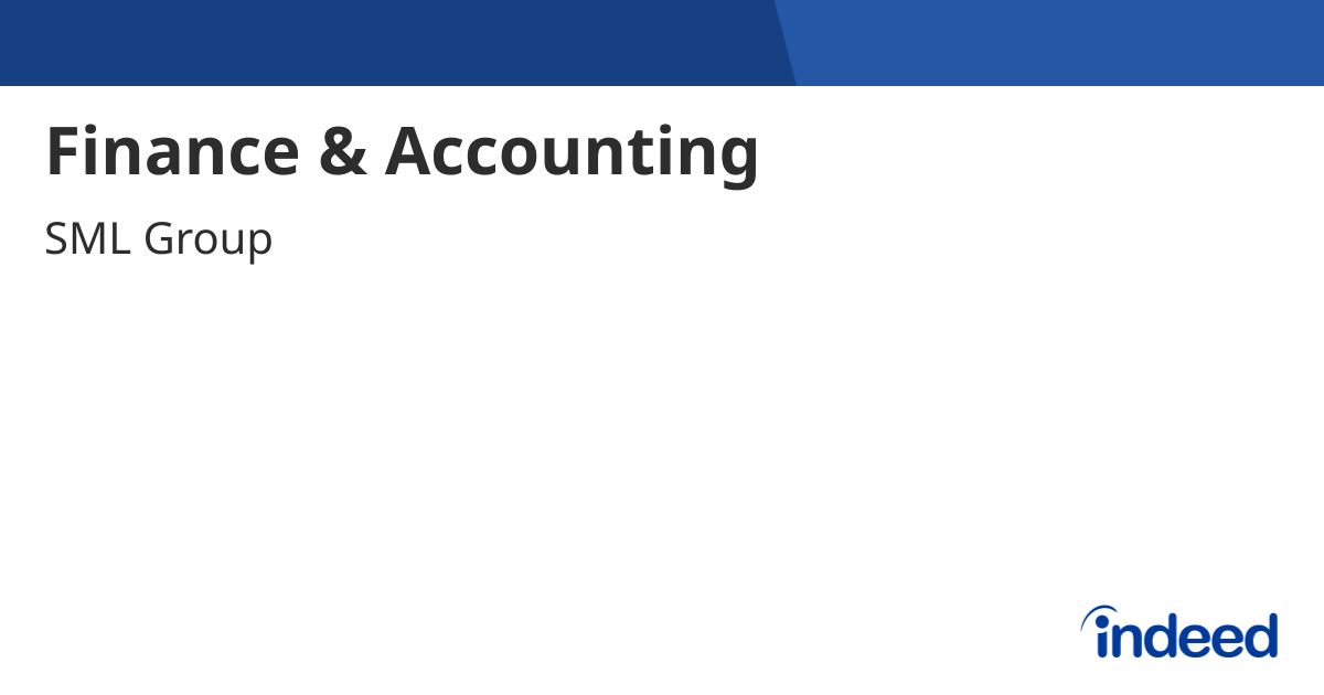 Finance & Accounting - Indonesia - Indeed.com