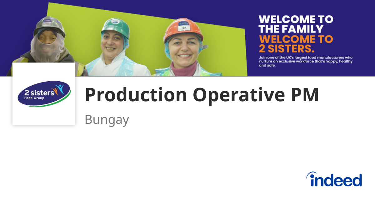 Production Operative PM - Bungay NR35 1NT - Indeed.com