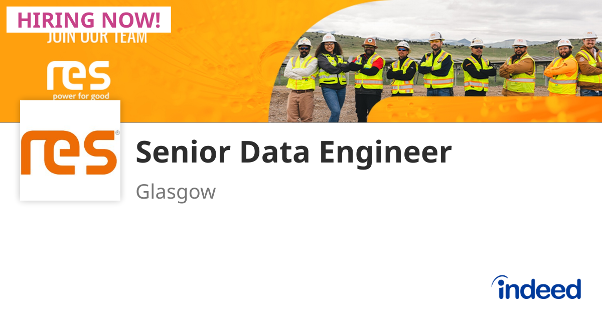 Senior Data Engineer - Glasgow - Indeed.com