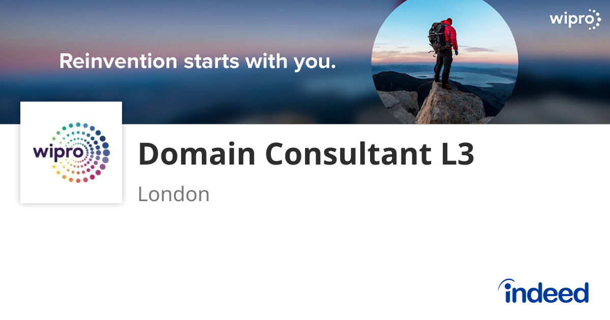 Domain Consultant L3 - London - Indeed.com