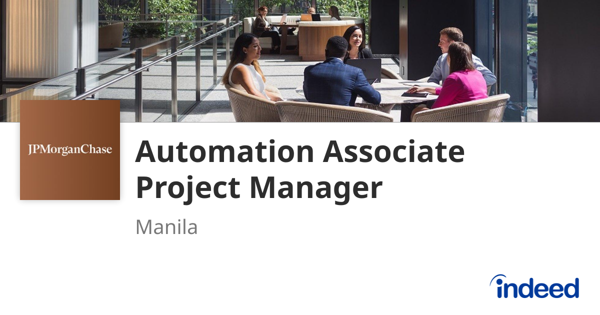 Automation Associate Project Manager - Manila - Indeed.com