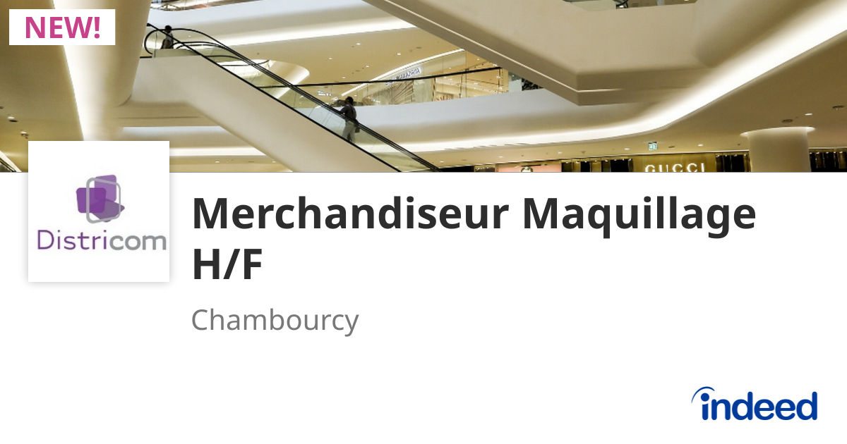 Merchandiseur Maquillage H/F - Chambourcy (78) - Indeed.com