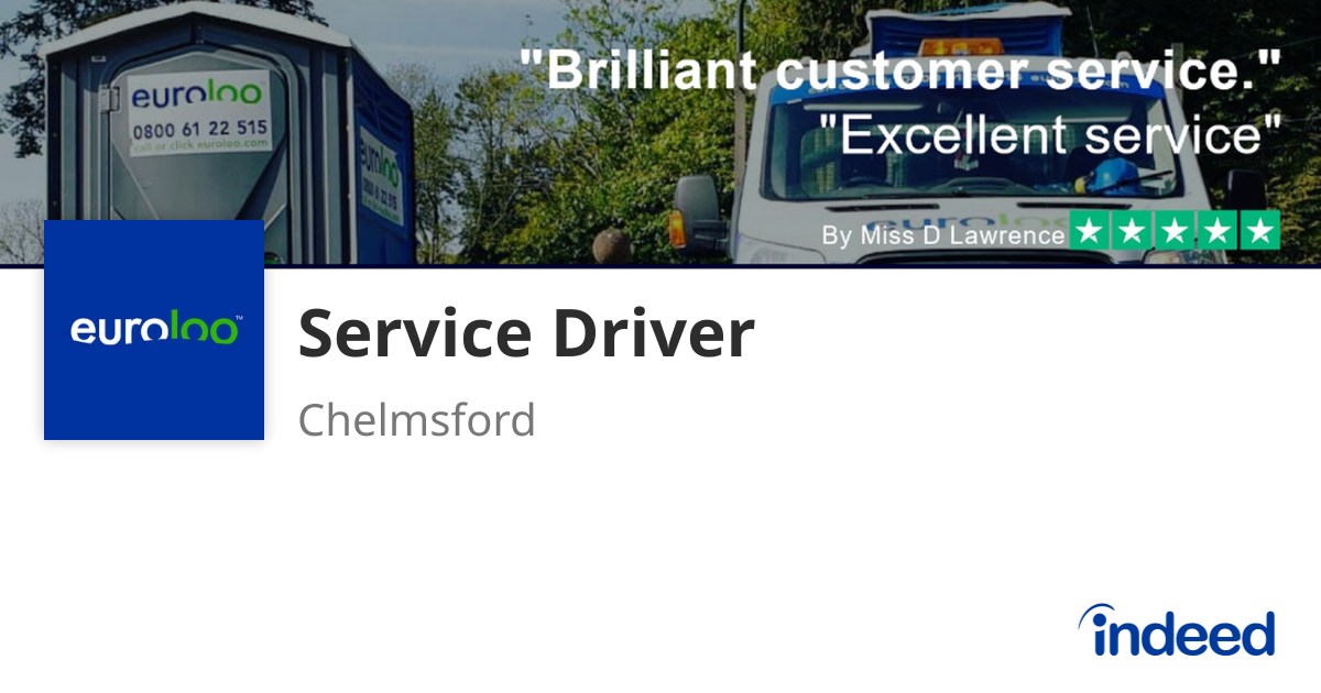 Service Driver - Chelmsford CM2 7TA - Indeed.com