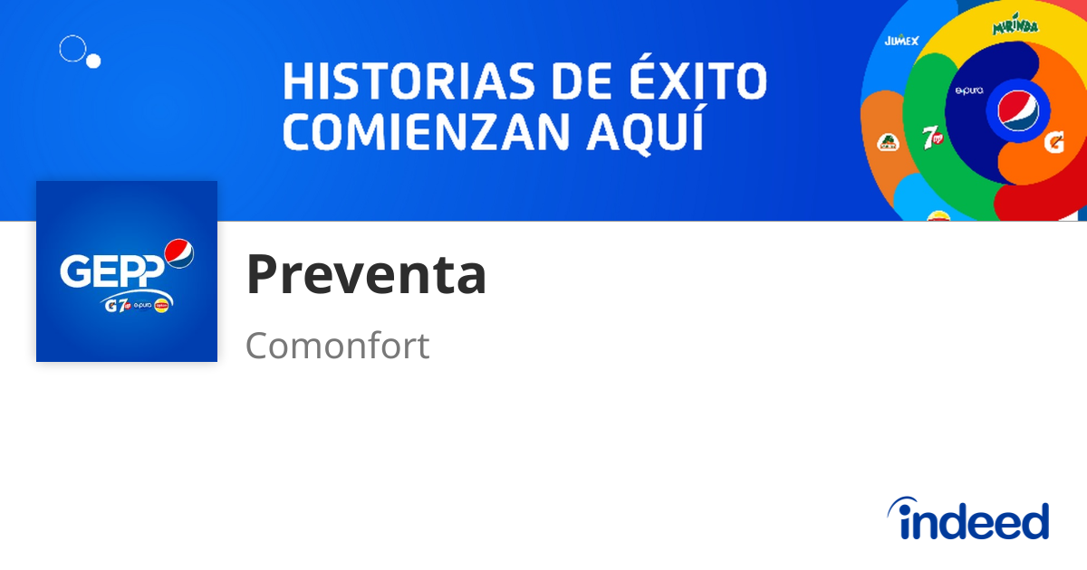 Preventa - Comonfort, Gto. - Indeed.com