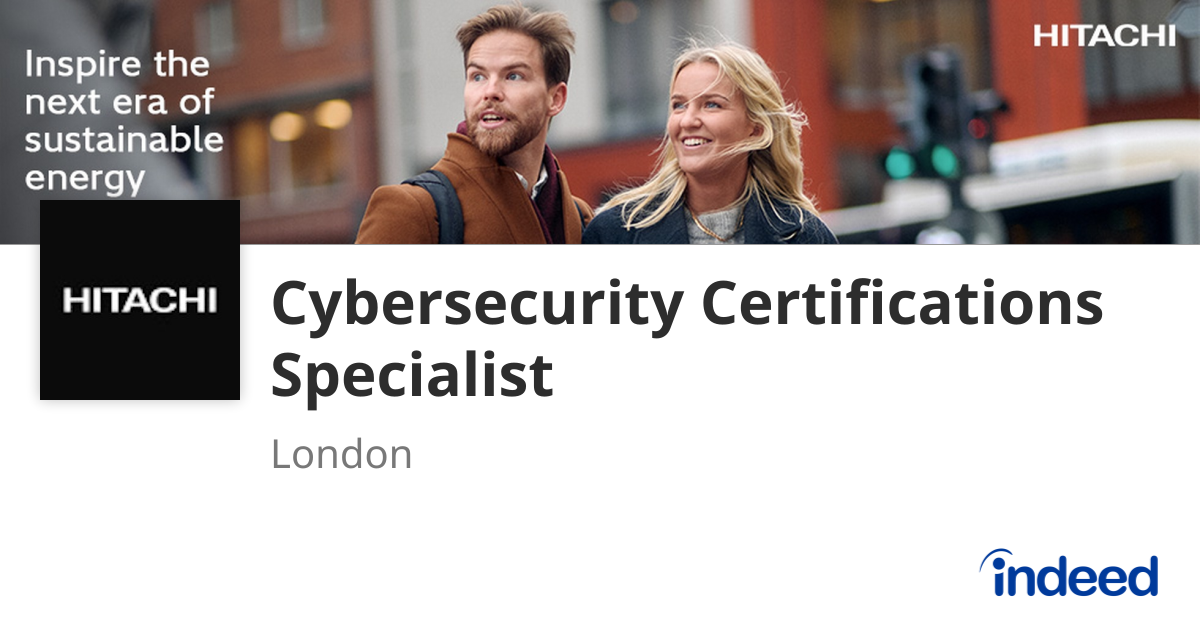 Cybersecurity Certifications Specialist - London EC1N - Indeed.com
