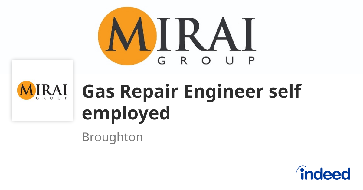 Gas Repair Engineer self employed - Broughton MK10 - Indeed.com
