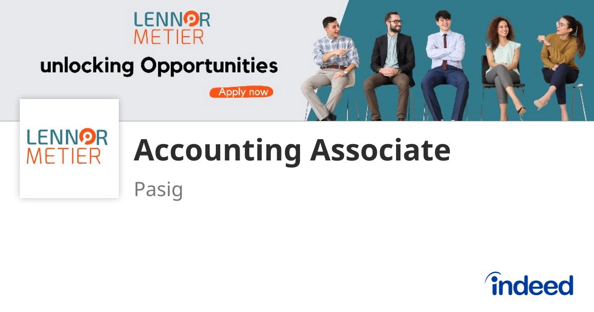 Accounting Associate - Pasig - Indeed.com