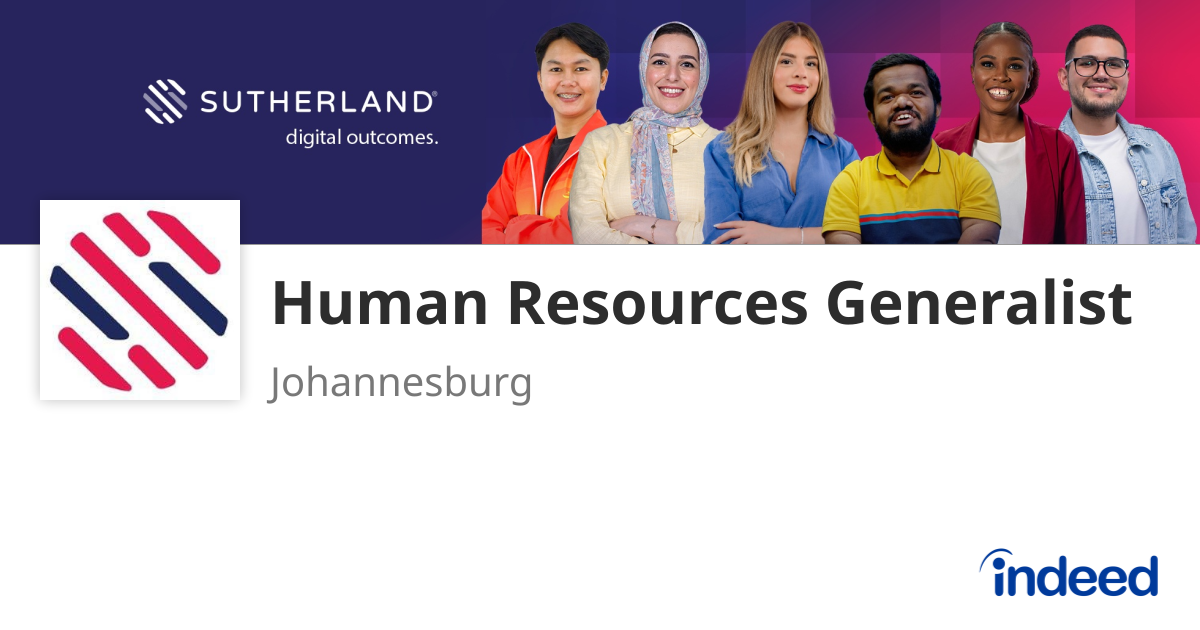 Human Resources Generalist - Johannesburg, Gauteng - Indeed.com
