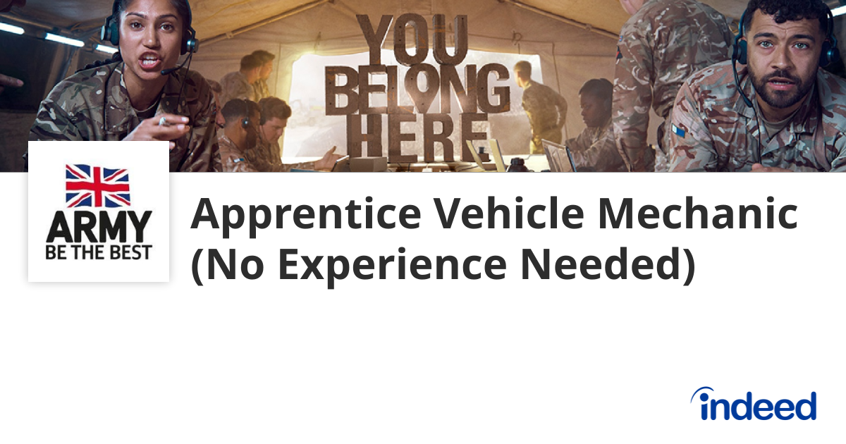 Apprentice Vehicle Mechanic (No Experience Needed) - United Kingdom ...