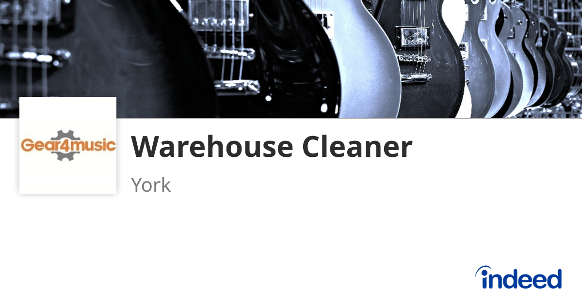 Warehouse Cleaner - York YO30 4XF - Indeed.com
