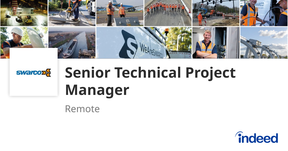 Senior Technical Project Manager - Remote - Indeed.com