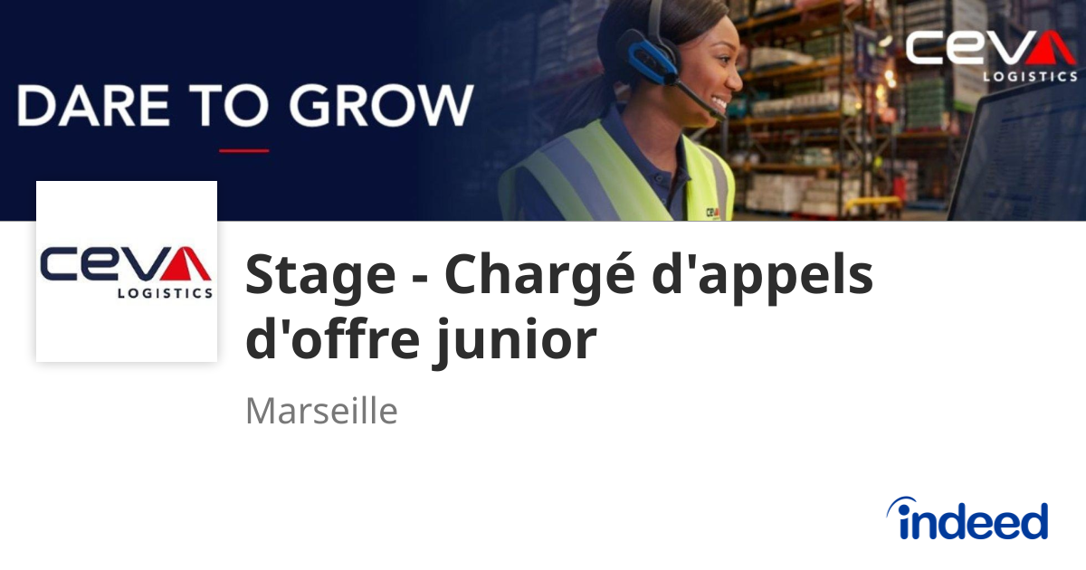 Stage - Chargé d'appels d'offre junior - Marseille (13) - Indeed.com