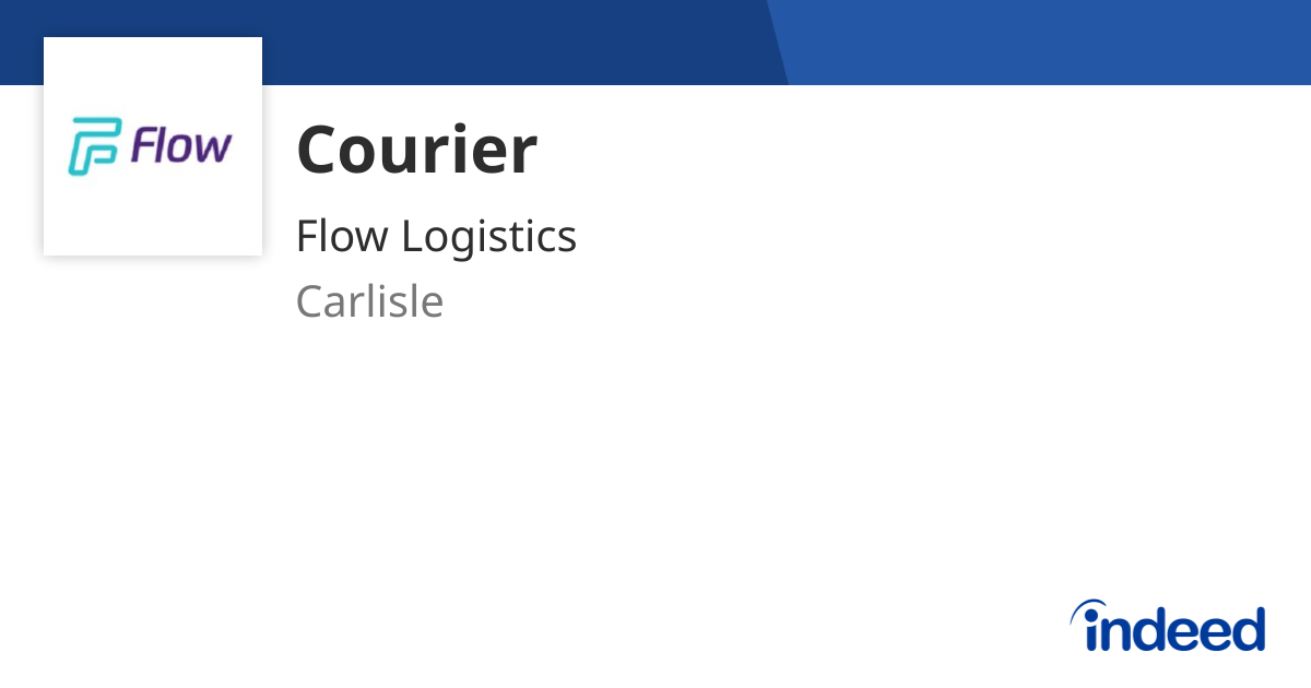 Courier - Carlisle CA6 5TR - Indeed.com