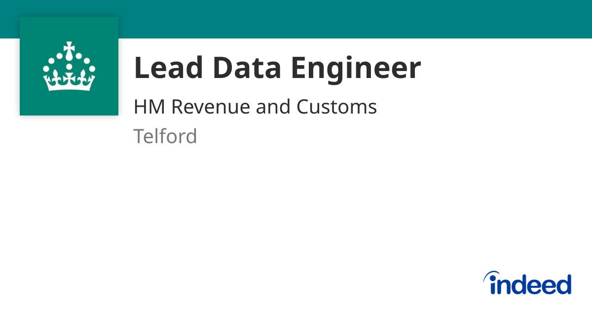 Lead Data Engineer - Telford - Indeed.com