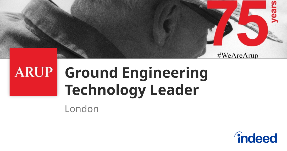 Ground Engineering Technology Leader - London - Indeed.com