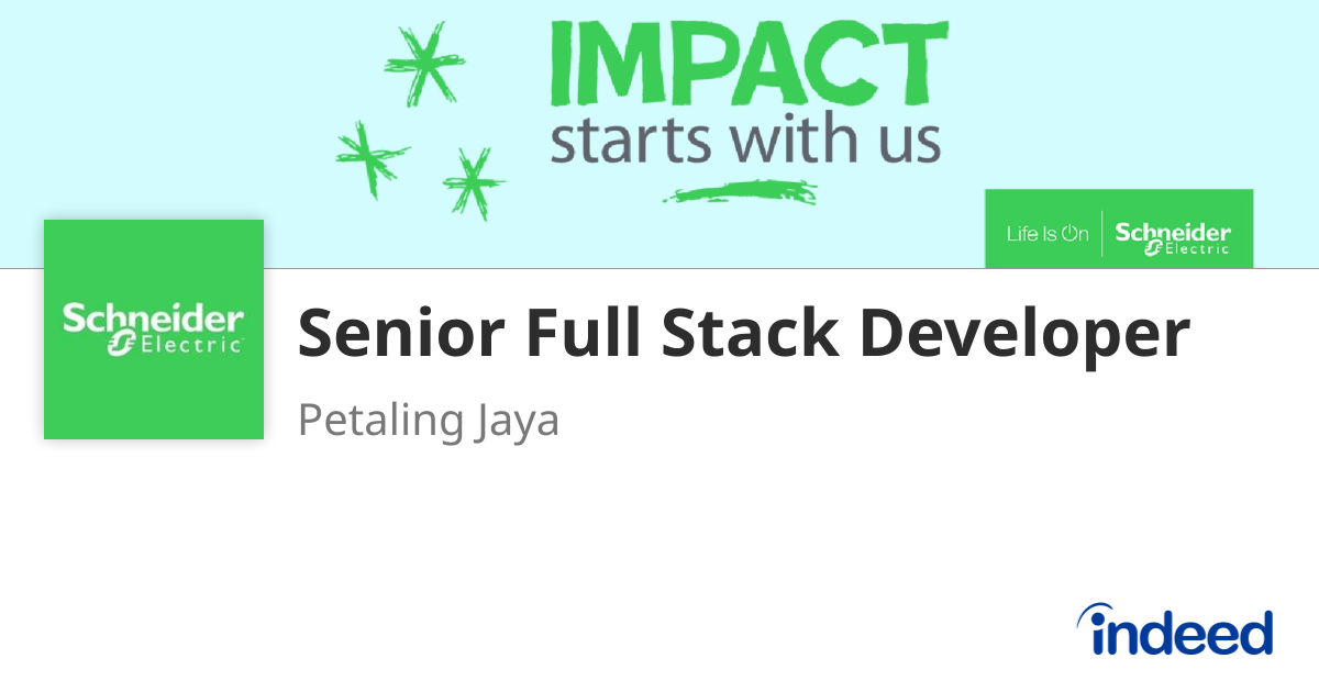 Senior Full Stack Developer - Petaling Jaya - Indeed.com