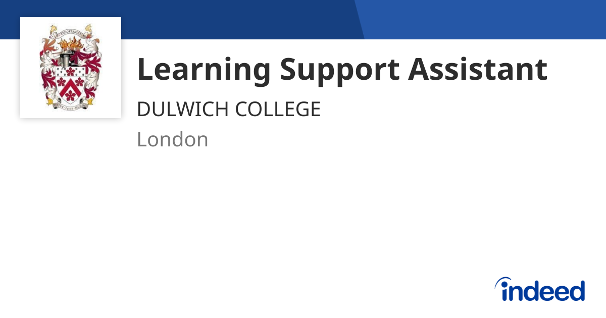 Learning Support Assistant - London SE21 7LD - Indeed.com
