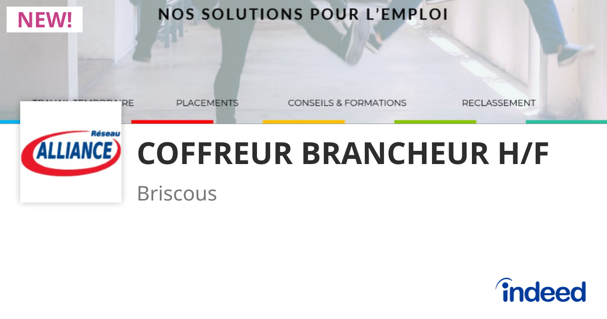 COFFREUR BRANCHEUR H/F - 64240 Briscous - Indeed.com