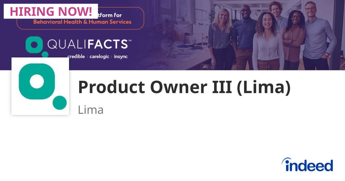 Product Owner III (Lima) - Lima, Lima - Indeed.com