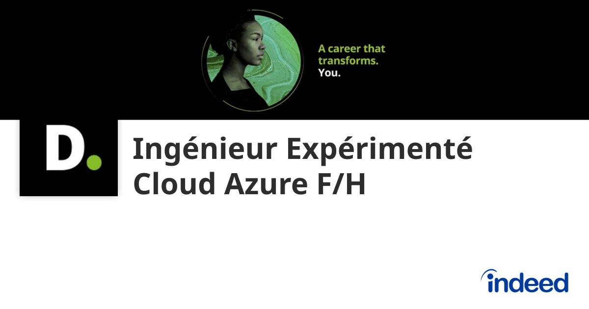 Ingénieur Expérimenté Cloud Azure F/H - Maroc - Indeed.com