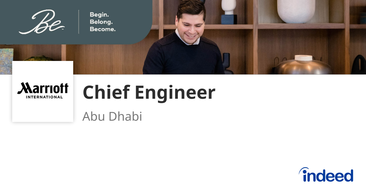 Chief Engineer - Abu Dhabi - Indeed.com