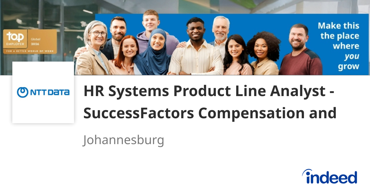 HR Systems Product Line Analyst - SuccessFactors Compensation and ...