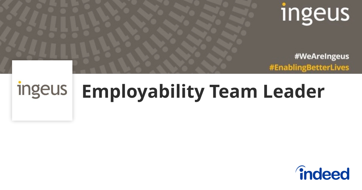 Employability Team Leader - Greater London - Indeed.com