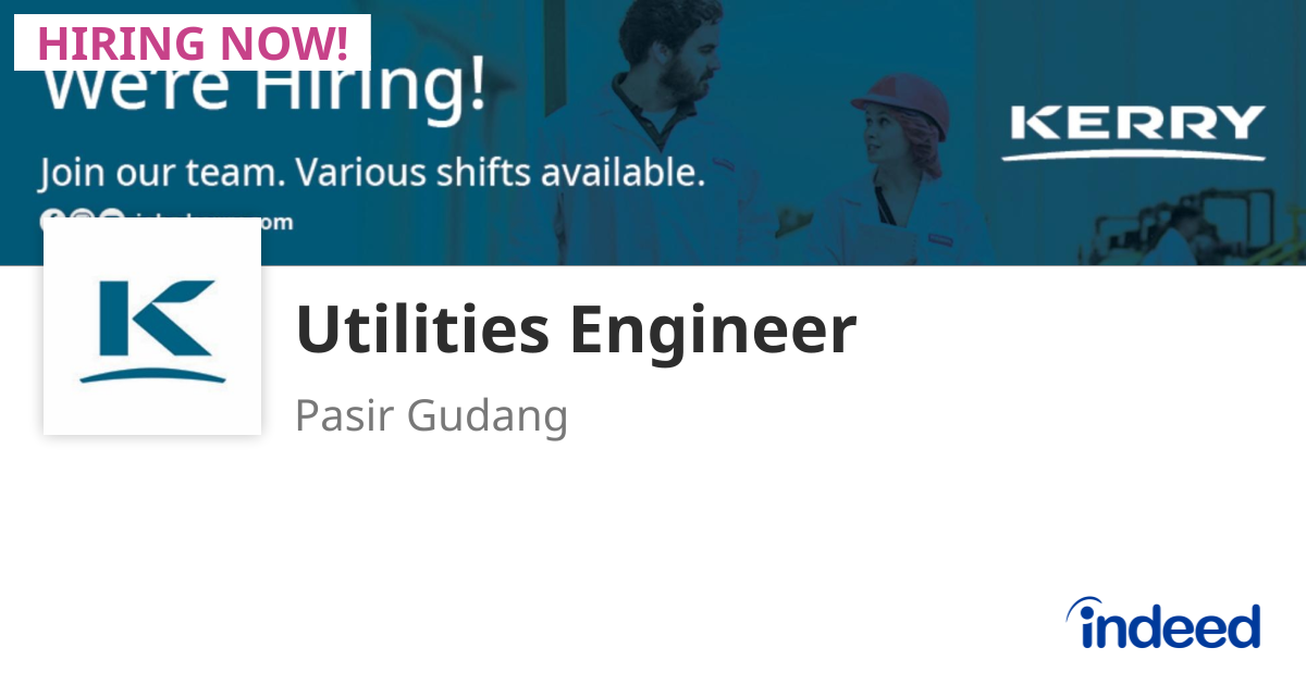 Utilities Engineer - Pasir Gudang - Indeed.com