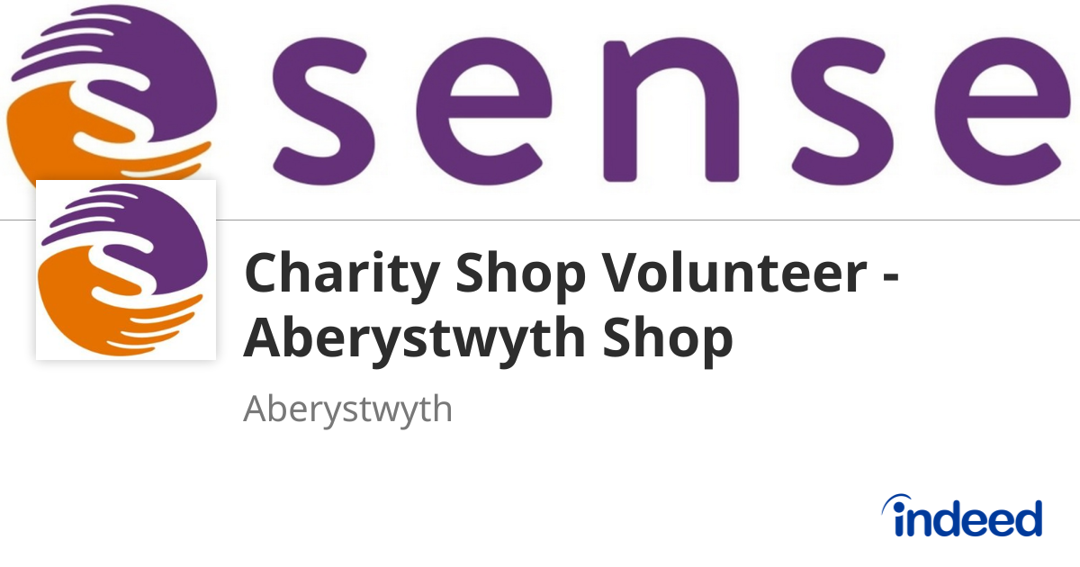 Charity Shop Volunteer - Aberystwyth Shop - Aberystwyth SY23 1DE ...