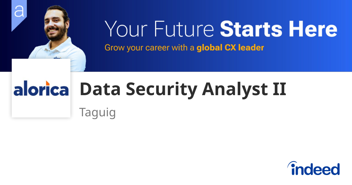 Data Security Analyst II - Taguig - Indeed.com