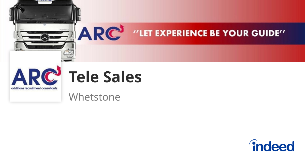 Tele Sales - Whetstone LE8 6EP - Indeed.com