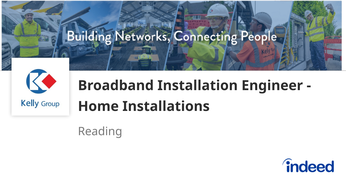 Broadband Installation Engineer - Home Installations - Reading - Indeed.com
