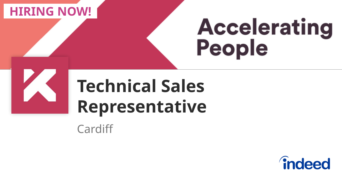 Technical Sales Representative - Cardiff - Indeed.com
