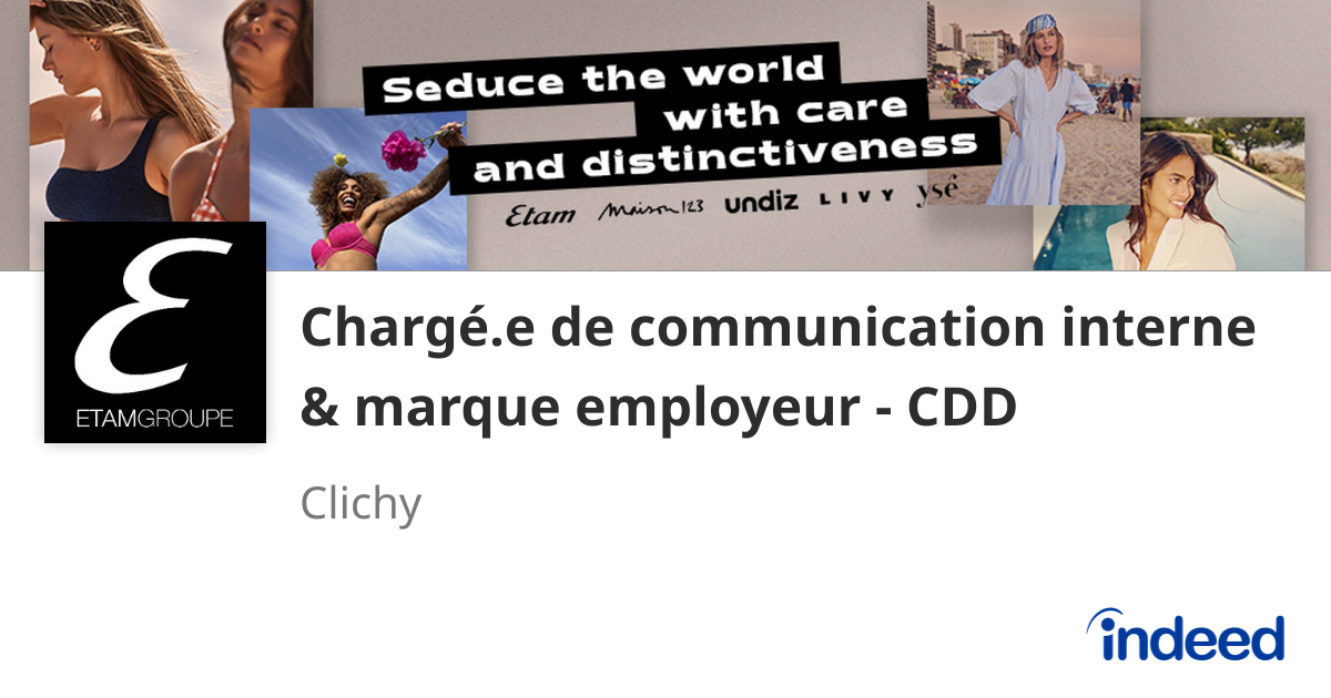 Chargé.e de communication interne & marque employeur - CDD - 92110 ...