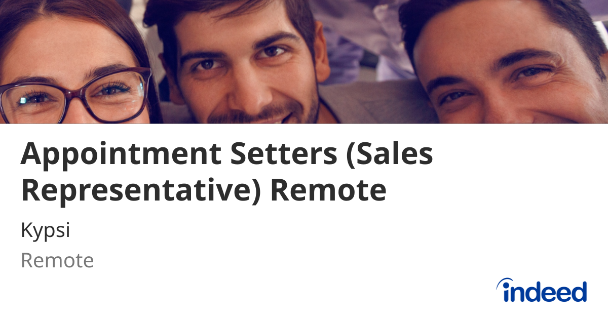 Appointment Setters (Sales Representative) Remote - Remote - Indeed.com