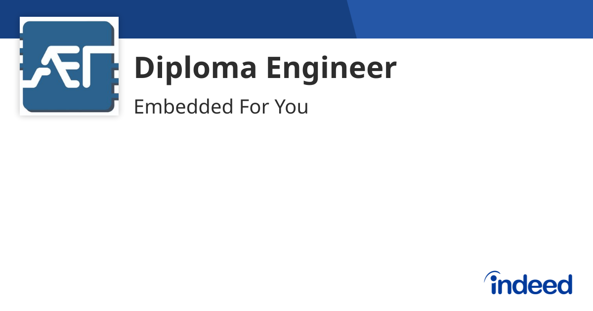 Diploma Engineer - Unknown, Unknown, Delhi - Indeed.com