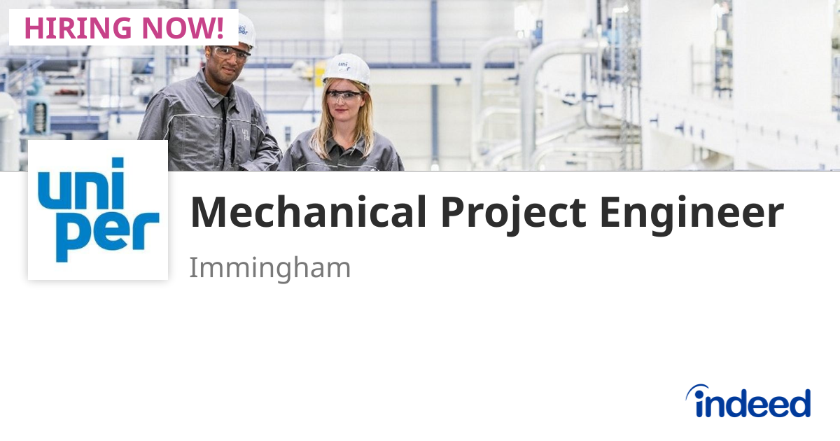 Mechanical Project Engineer - Immingham - Indeed.com