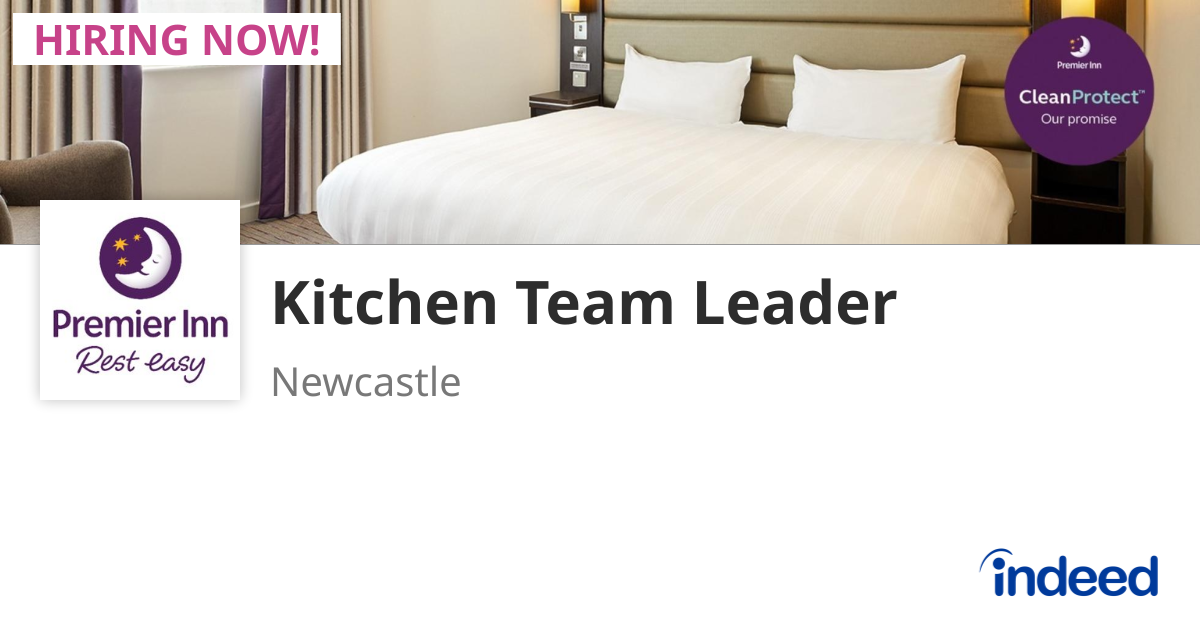Kitchen Team Leader - Newcastle - Indeed.com
