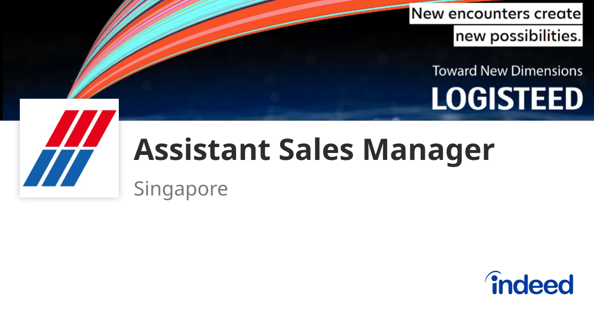 Assistant Sales Manager - Singapore - Indeed.com