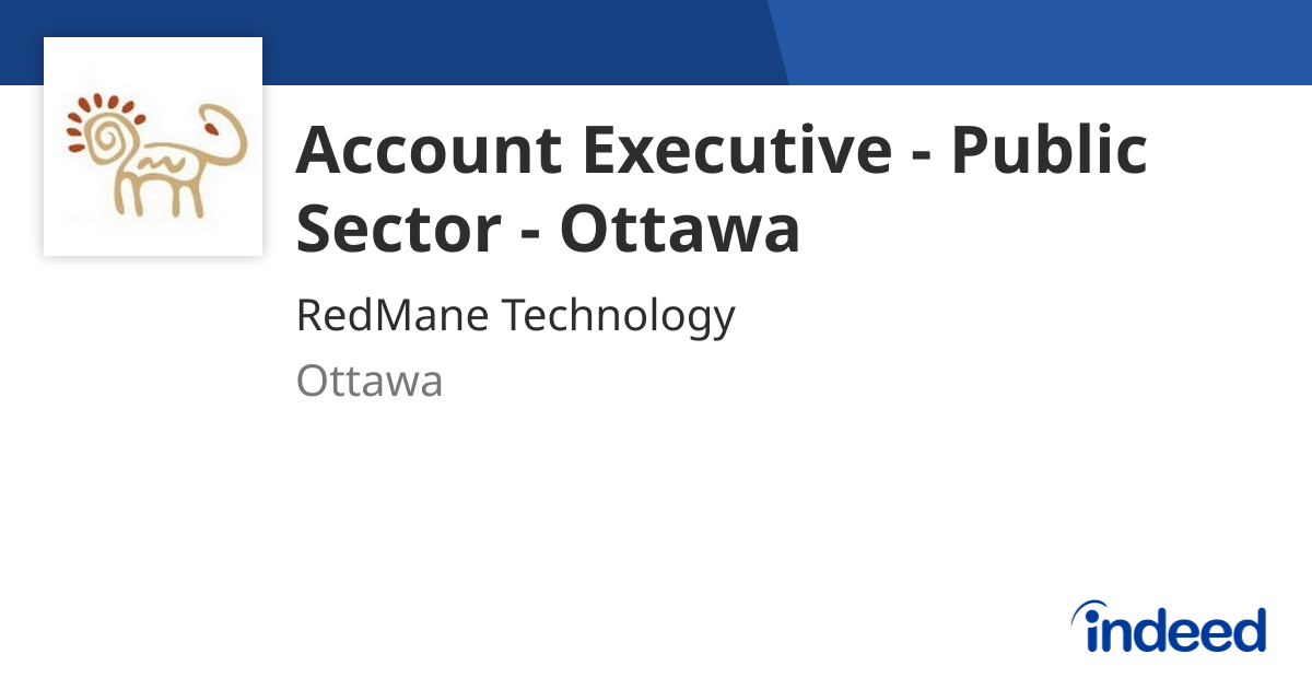 Account Executive - Public Sector - Ottawa - Ottawa, ON K1A 0A4 ...