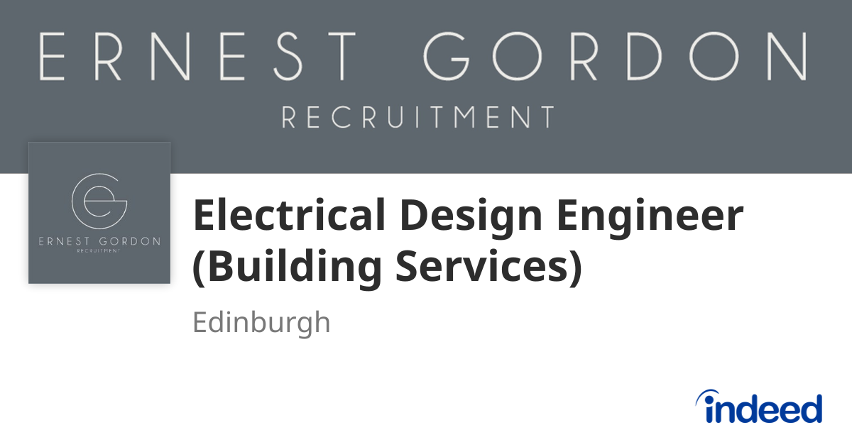 Electrical Design Engineer (Building Services) - Edinburgh - Indeed.com