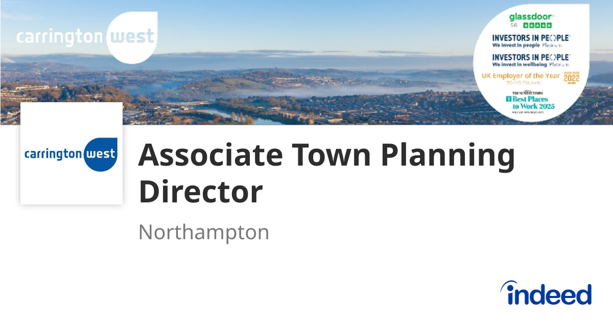Associate Town Planning Director - Northampton - Indeed.com