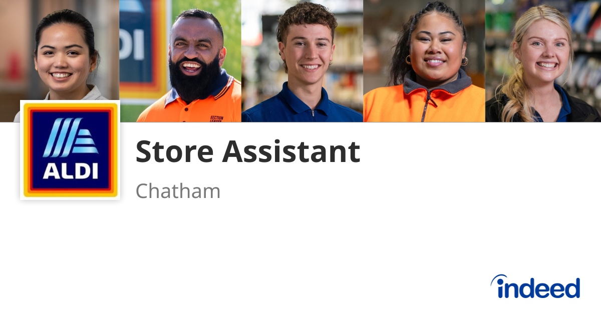 Store Assistant - Chatham - Indeed.com