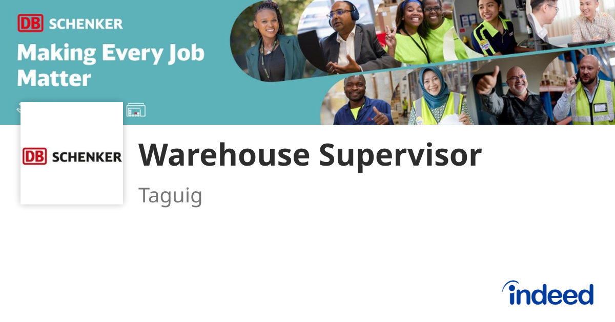 Warehouse Supervisor - Taguig - Indeed.com