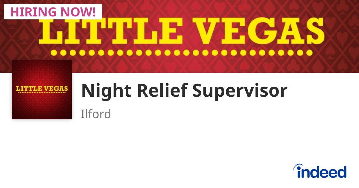 Night Relief Supervisor - Ilford IG1 1LL - Indeed.com