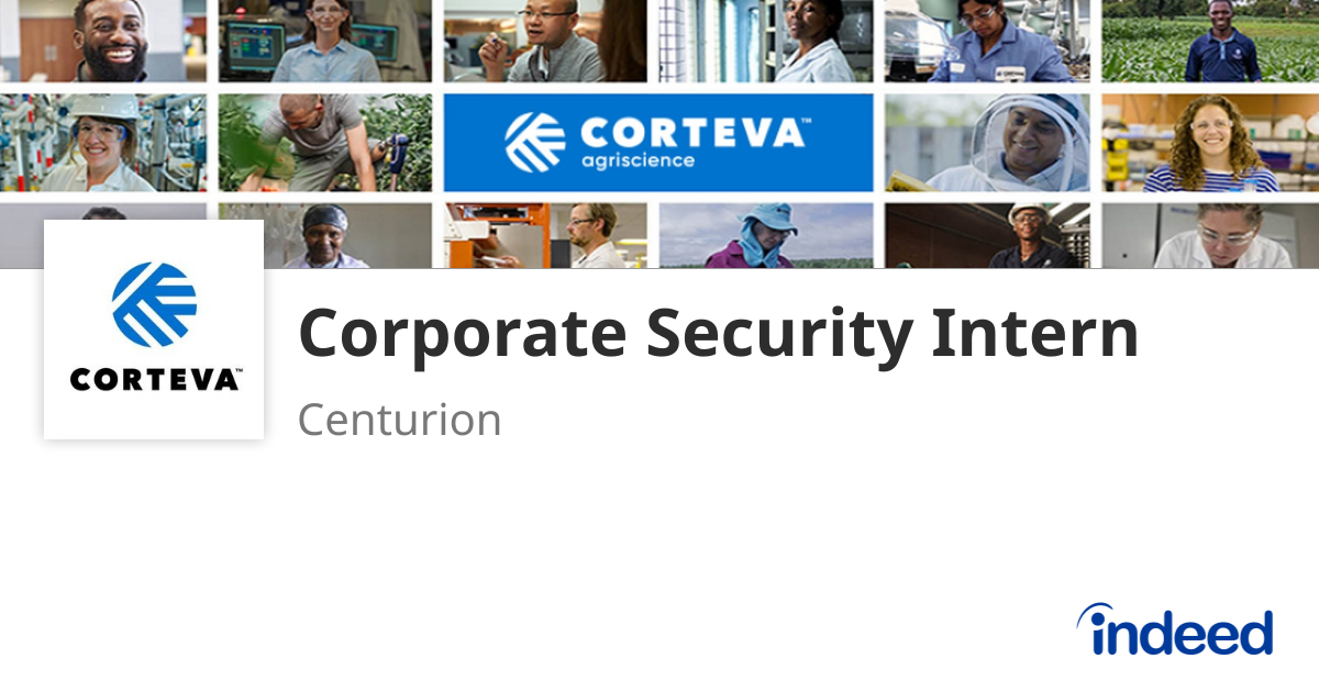 Corporate Security Intern - Centurion, Gauteng 0163 - Indeed.com