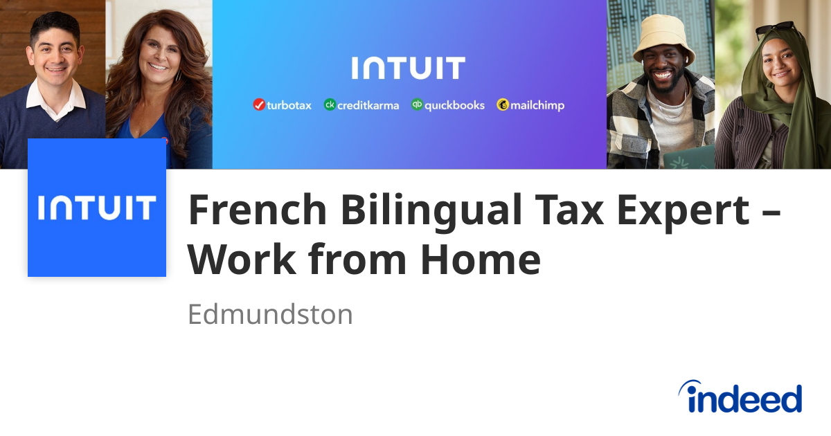 French Bilingual Tax Expert – Work from Home - Edmundston, NB E3V 3H6 ...